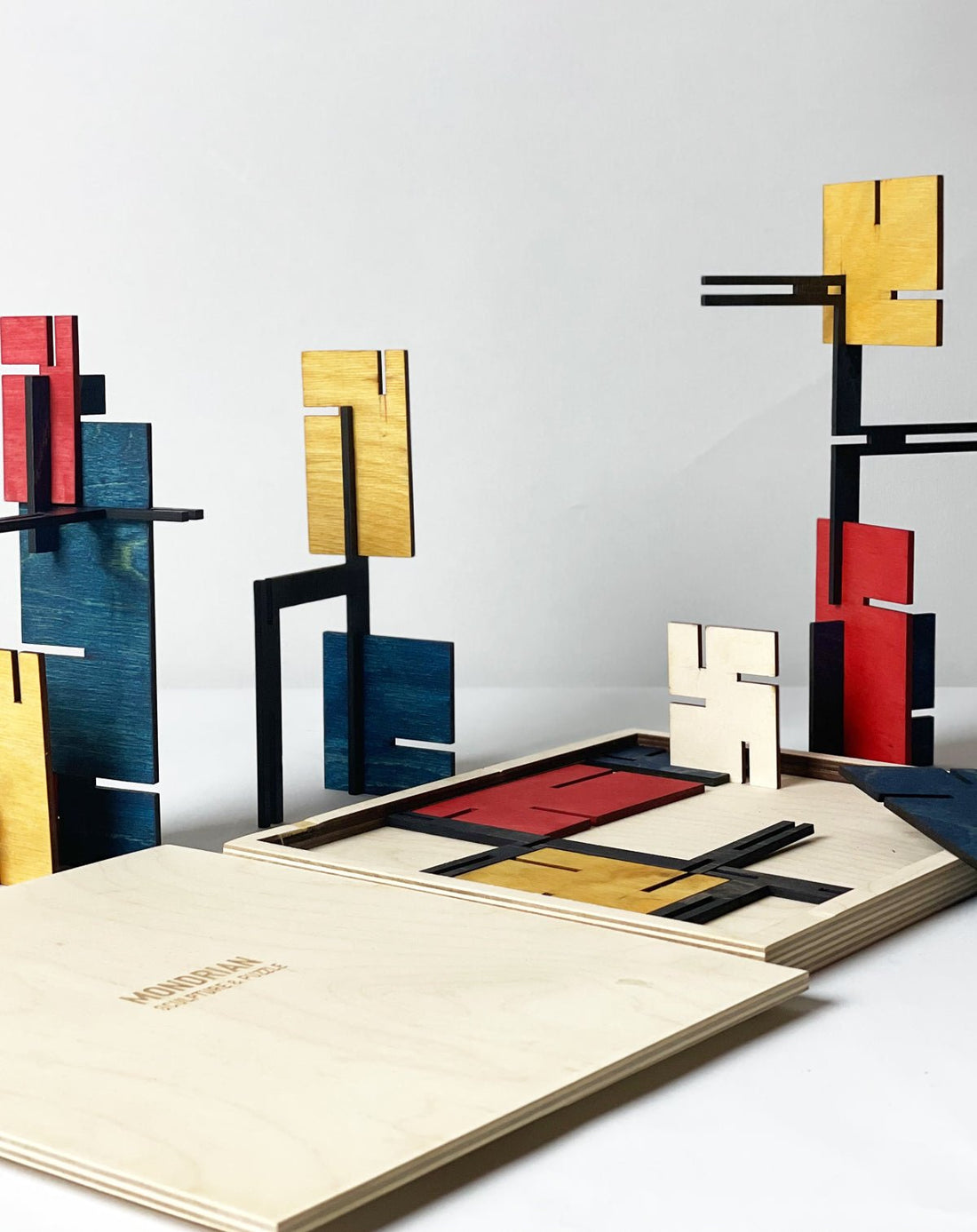 Piet Mondrian sculpture and puzzle | Buy art online