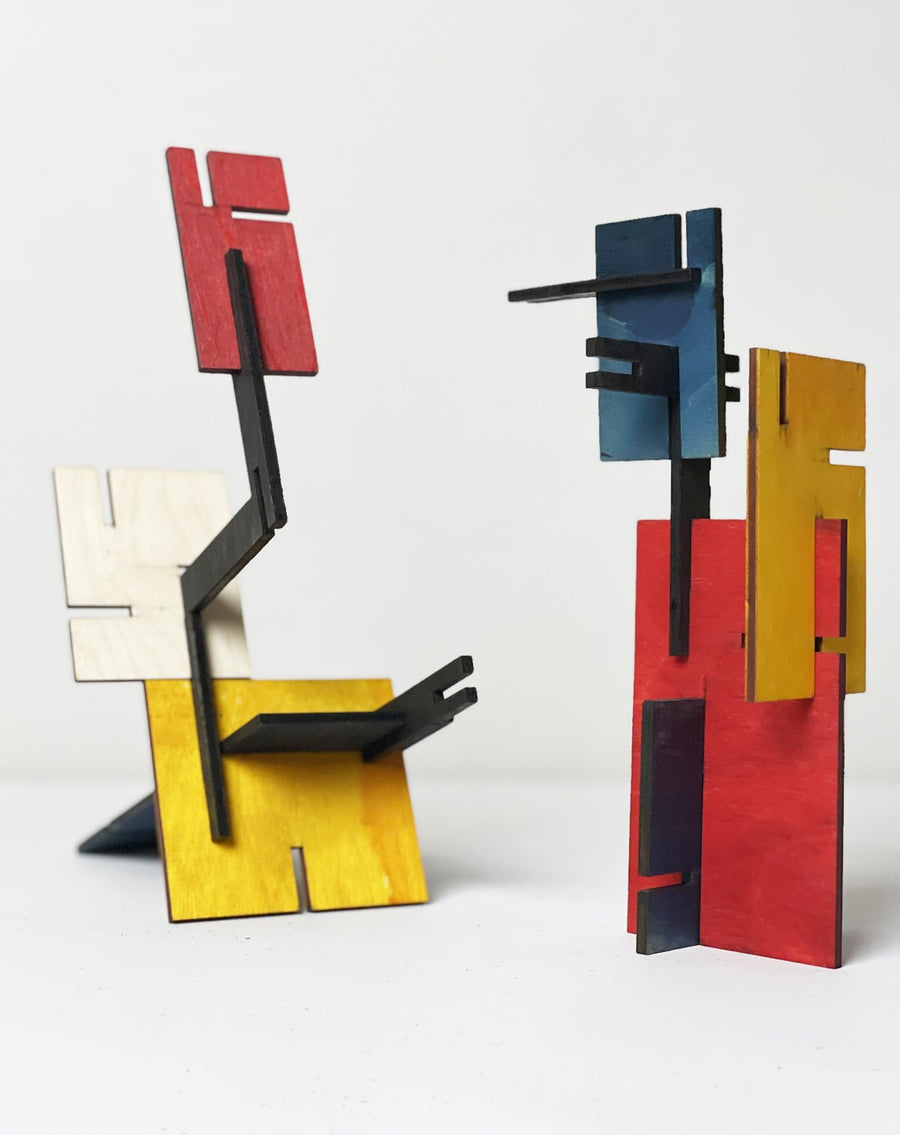 Piet Mondrian sculpture and puzzle | Buy art online
