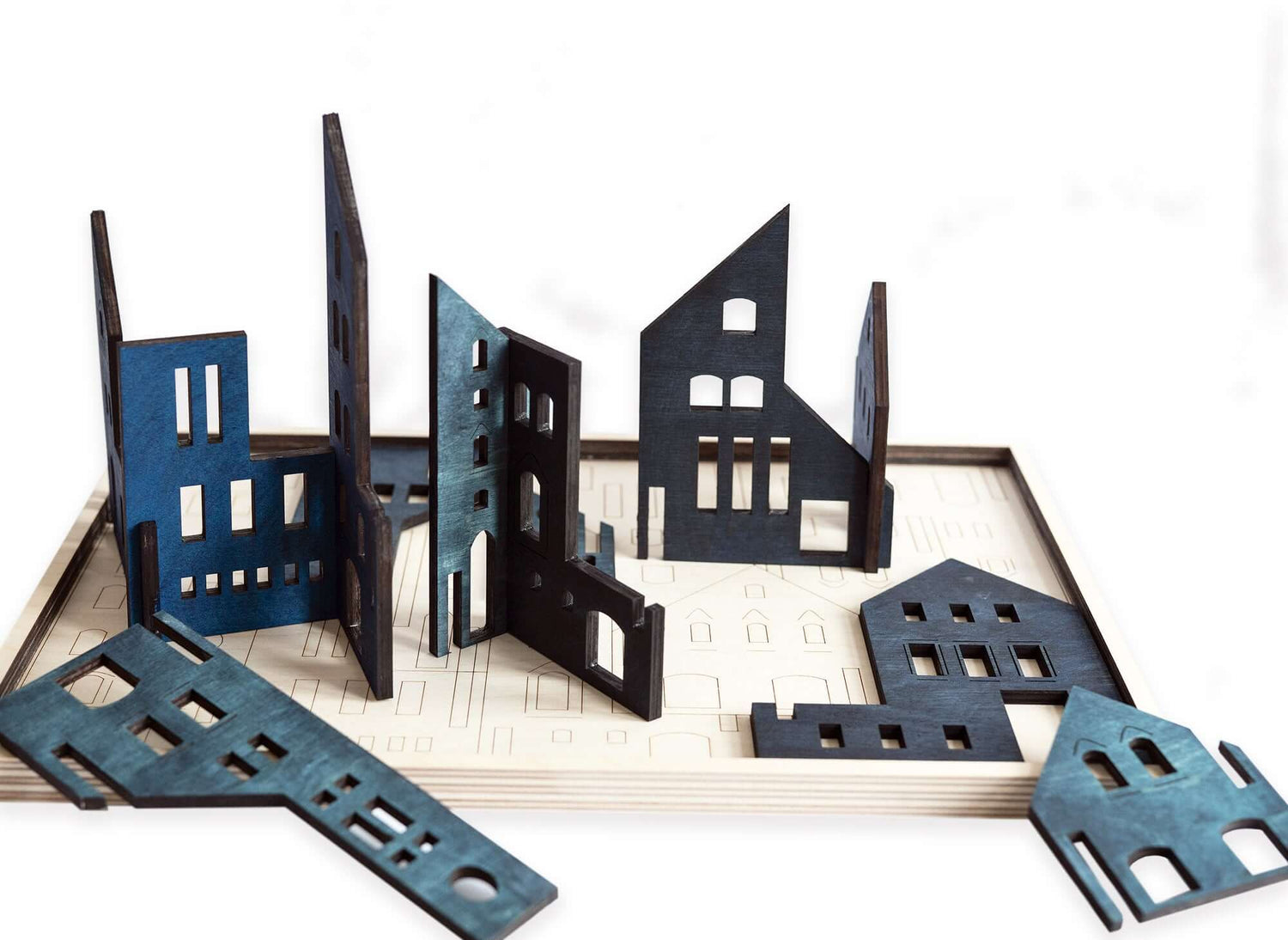 Silhouette Building Blocks, Danish Design Handmade in Denmark